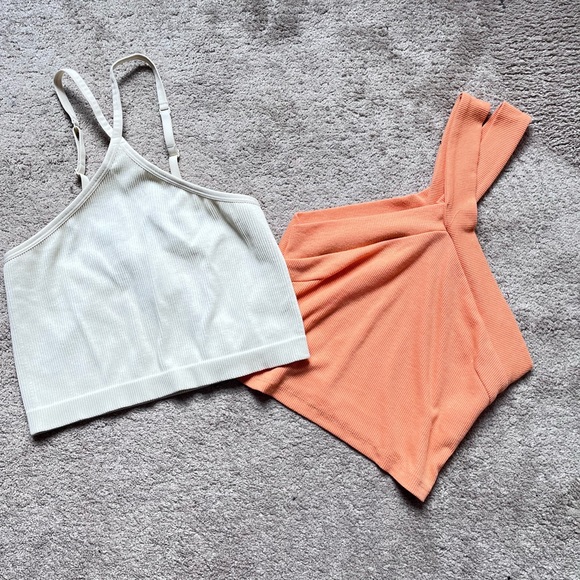 Tops | Cross Neck Crop Tops | Poshmark